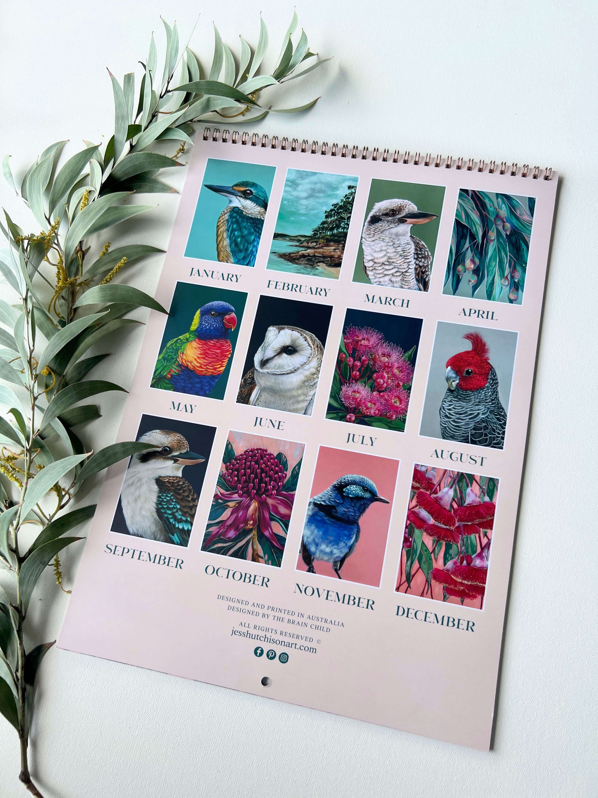 Clearance 2024 Premium A3 Art Calendar - Jess Hutchison Art